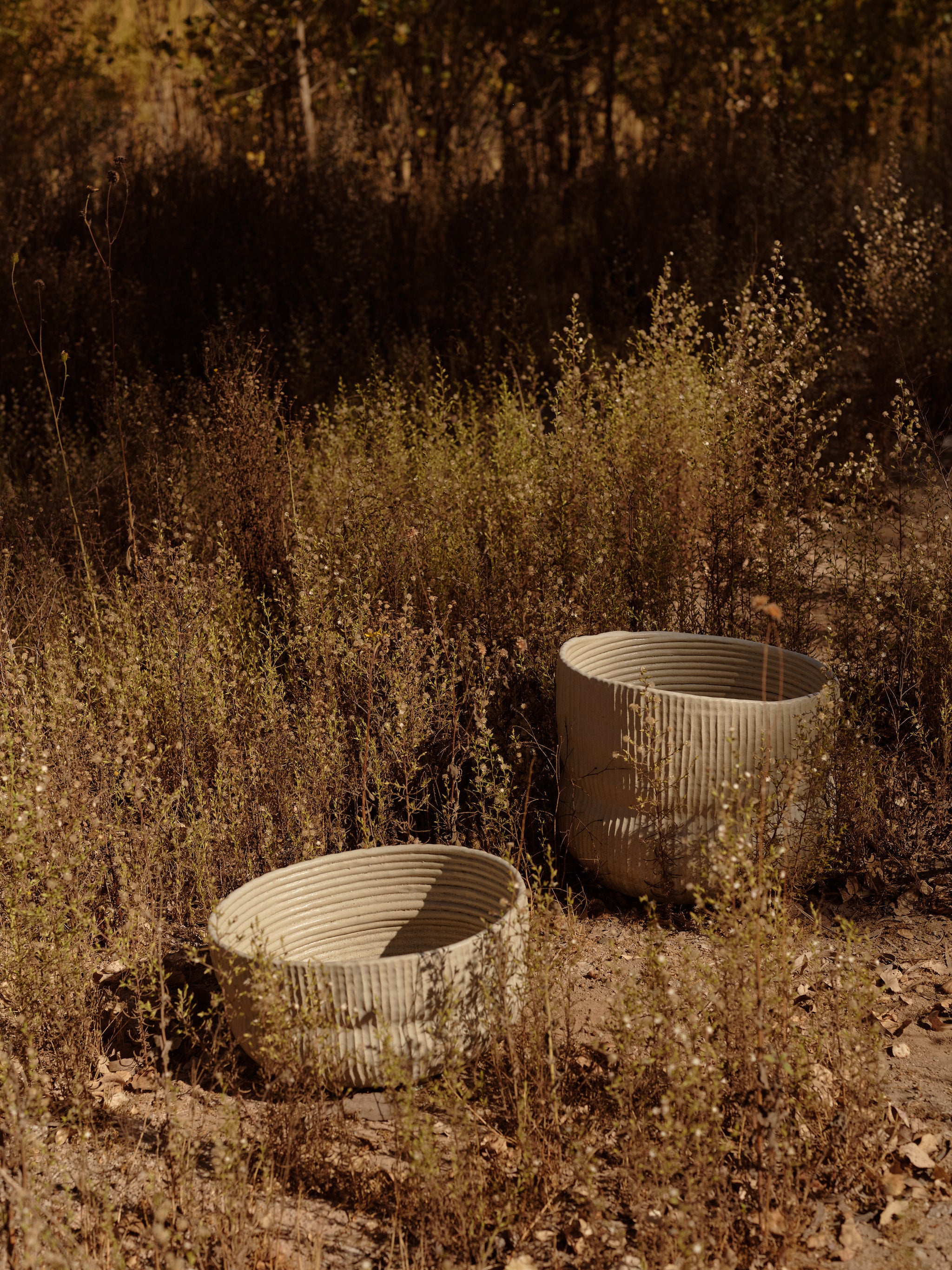 Raked Clay Planter – ORCA